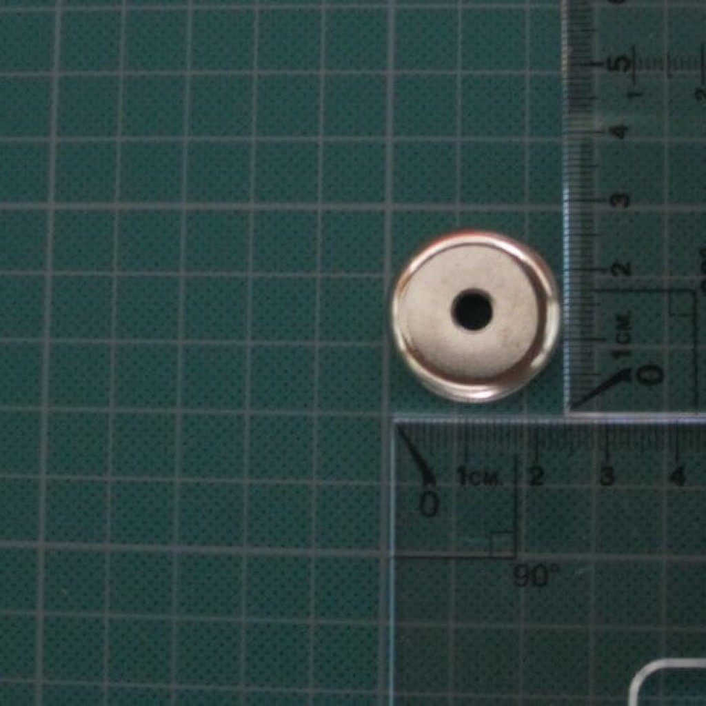 Centro Magnético | POD MAGNET NDFE D25X DI10.5X T7 MM - Centro Magnético